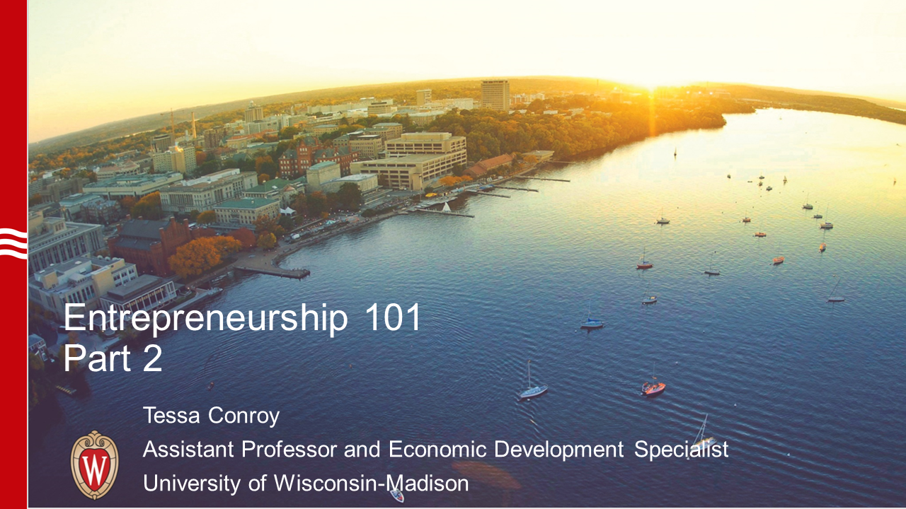 Entrepreneurship 101 (Part 2) – Community Economic Development