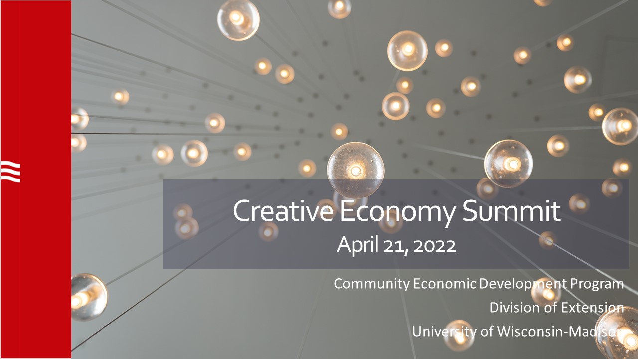 Creative Economy Summit – Community Economic Development