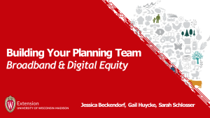 Organizing For Community Broadband Planning – Community Economic ...